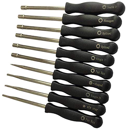 10 Pcs Carburetor Adjustment Tool Screwdriver Kit for Common 2 Cycle Carburator Adjusting Small Engine Carb Tune up Adjusting Tool - Carb Tool Kit, Carburetor Adjuster Tool