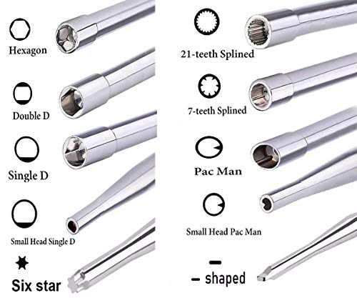 10 Pcs Carburetor Adjustment Tool Screwdriver Kit for Common 2 Cycle Carburator Adjusting Small Engine Carb Tune up Adjusting Tool - Carb Tool Kit, Carburetor Adjuster Tool