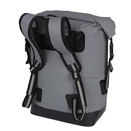 Yodo 20L Waterproof Dry Bag Roll Top Floating Insulated Cooler Backpack for Travel, Boating, Kayaking, Swimming, Fishing, Camping,Beach,Gray