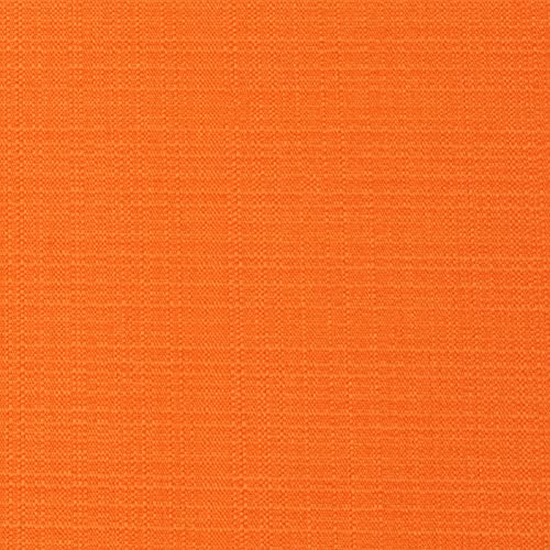 Pillow Perfect Pompeii Solid Indoor/Outdoor Patio Chaise Lounge Cushion Plush Fiber Fill, Weather and Fade Resistant, 72.5" x 21", Orange