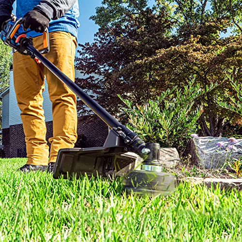 LawnMaster NPTGSP2617A No-Pull Gas Grass Trimmer with Electric Start 26cc 2 Cycle 17-Inch