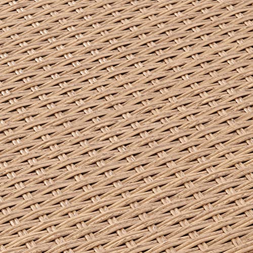 Crosley Furniture CO7185-LB Landon Outdoor Wicker Chairs (Set of 2) Light Brown