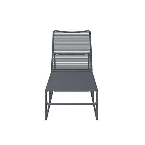 CosmoLiving by Cosmopolitan Nyla Chaise Lounger, Charcoal
