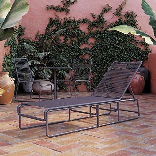 CosmoLiving by Cosmopolitan Nyla Chaise Lounger, Charcoal