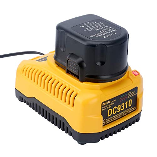 Lasica DC9310 Fast Charger Replacement for Dewalt 18V Battery Charger DC9310 Compatible with DeWalt 7.2V-18V XRP NiCad/NiMh Batteries DW9116 DC9096 DC9098 DC9099 DW9098 DW9099 DW9096 DW9072 DW9061