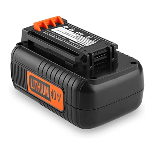 energup 40 Volt MAX Lithium 3Ah Battery for Black and Decker 40V Battery LBX2040 LBXR36 LBXR2036 LST540 LCS1240 LBX1540 LST136W for Black+Decker 40V Lithium Battery