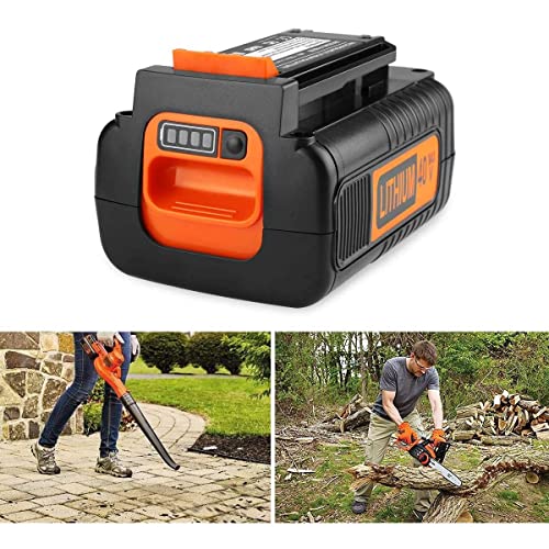 energup 40 Volt MAX Lithium 3Ah Battery for Black and Decker 40V Battery LBX2040 LBXR36 LBXR2036 LST540 LCS1240 LBX1540 LST136W for Black+Decker 40V Lithium Battery