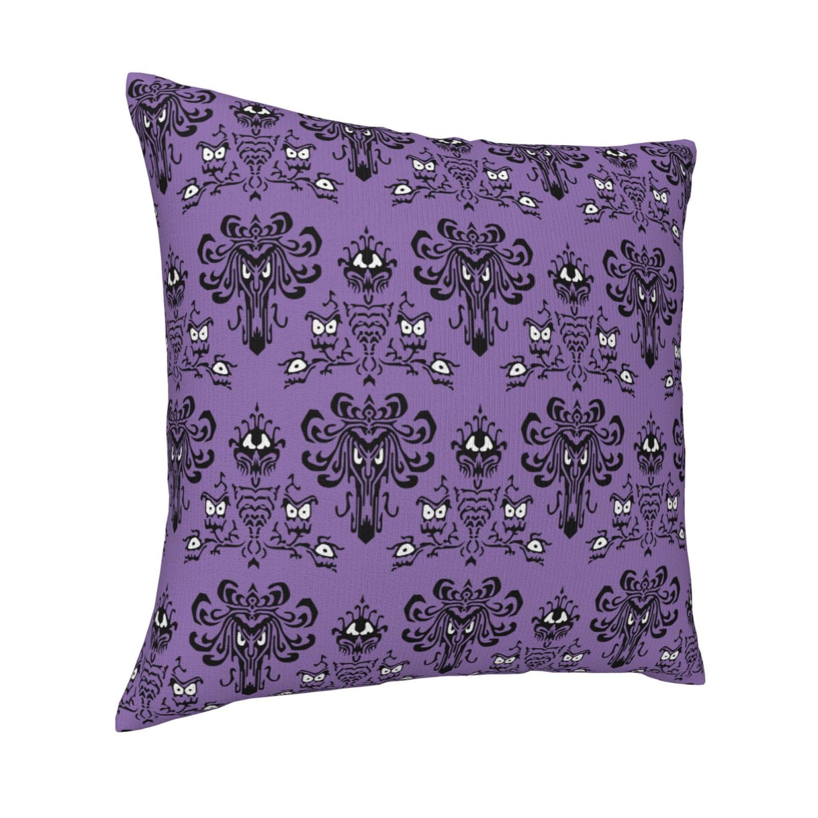 Befodam Haunted The Mansion Throw Pillow Covers Square 18x18 Inch Pillowcases for Home Sofa Cushion Cover Living Room Outdoo Decor