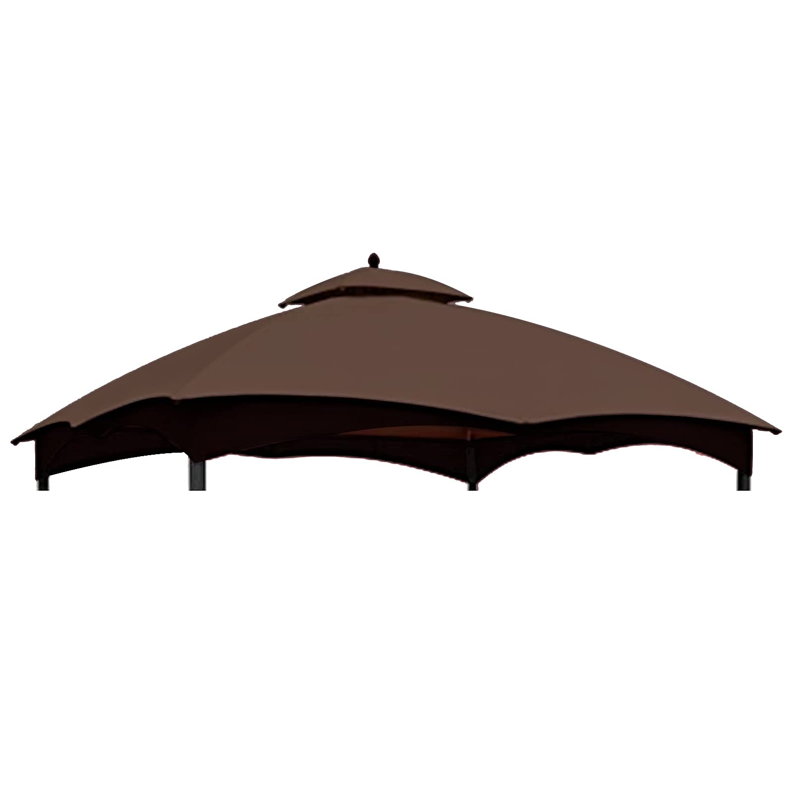 10×12 Replacement Canopy Top for The Lowe's Gazebo Model GF-12S004B-1 / GF-12S004BTO(Brown)