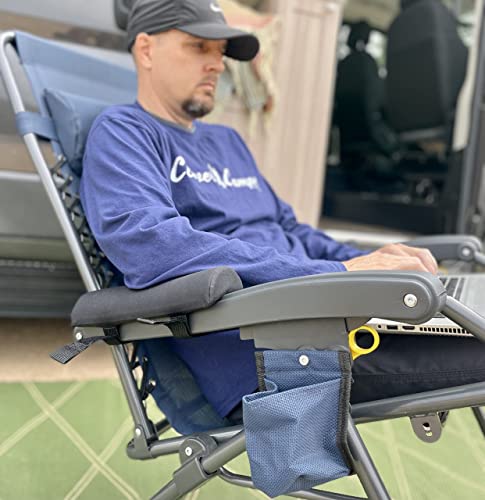 Zero Gravity Chair Cushion for Foot Rest Bundle with Arm Rest-Standard Size
