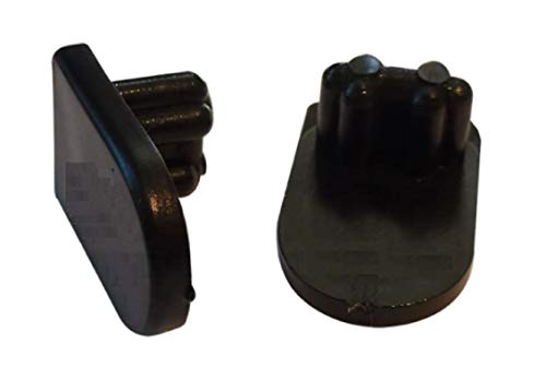 30-310B - 1/2 Oval Sling Insert for Sling Chair Replacement End Caps - 1-1/8" L x 3/4" W - Black Nylon (10 pcs)