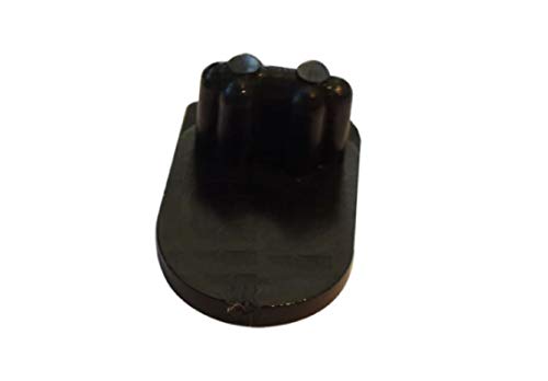 30-310B - 1/2 Oval Sling Insert for Sling Chair Replacement End Caps - 1-1/8" L x 3/4" W - Black Nylon (10 pcs)
