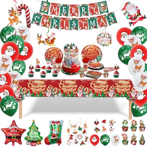 234 Pcs - Christmas Balloons Decorations - Christmas Party Decorations - Christmas Party Decor - Christmas Decorations Indoor - Christmas Party Supplies - Grinch Christmas Party Decorations