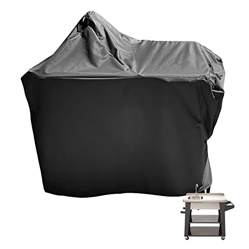 Andacar Outdoor Sink Cover for Cuisinart Outdoor Prep Table, Waterproof Sink Station Cover Dustproof Prep Table Cover Durable Prep Station Cover for Grill Black-48x24x48inch