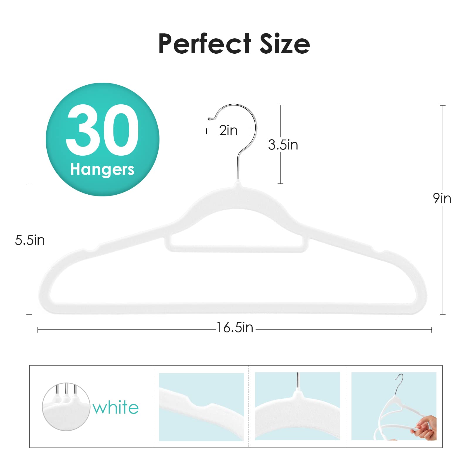 DUDUCOFU 900Pcs Mermaid Bracelet Making Kit + 30 Pack White Velvet Hangers