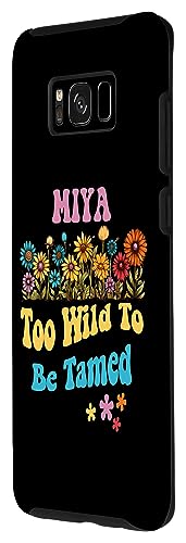 Galaxy S8+ MIYA Name Cute Retro Girls Wildflower MIYA Name Case