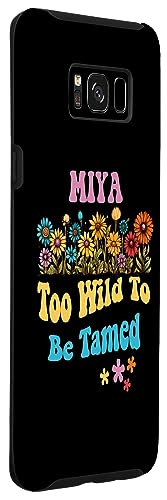 Galaxy S8+ MIYA Name Cute Retro Girls Wildflower MIYA Name Case