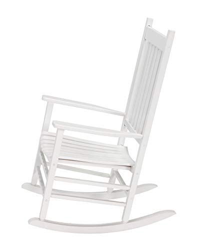 Woodlawn&Home, 100019, Mission Style Rocking Chair, White