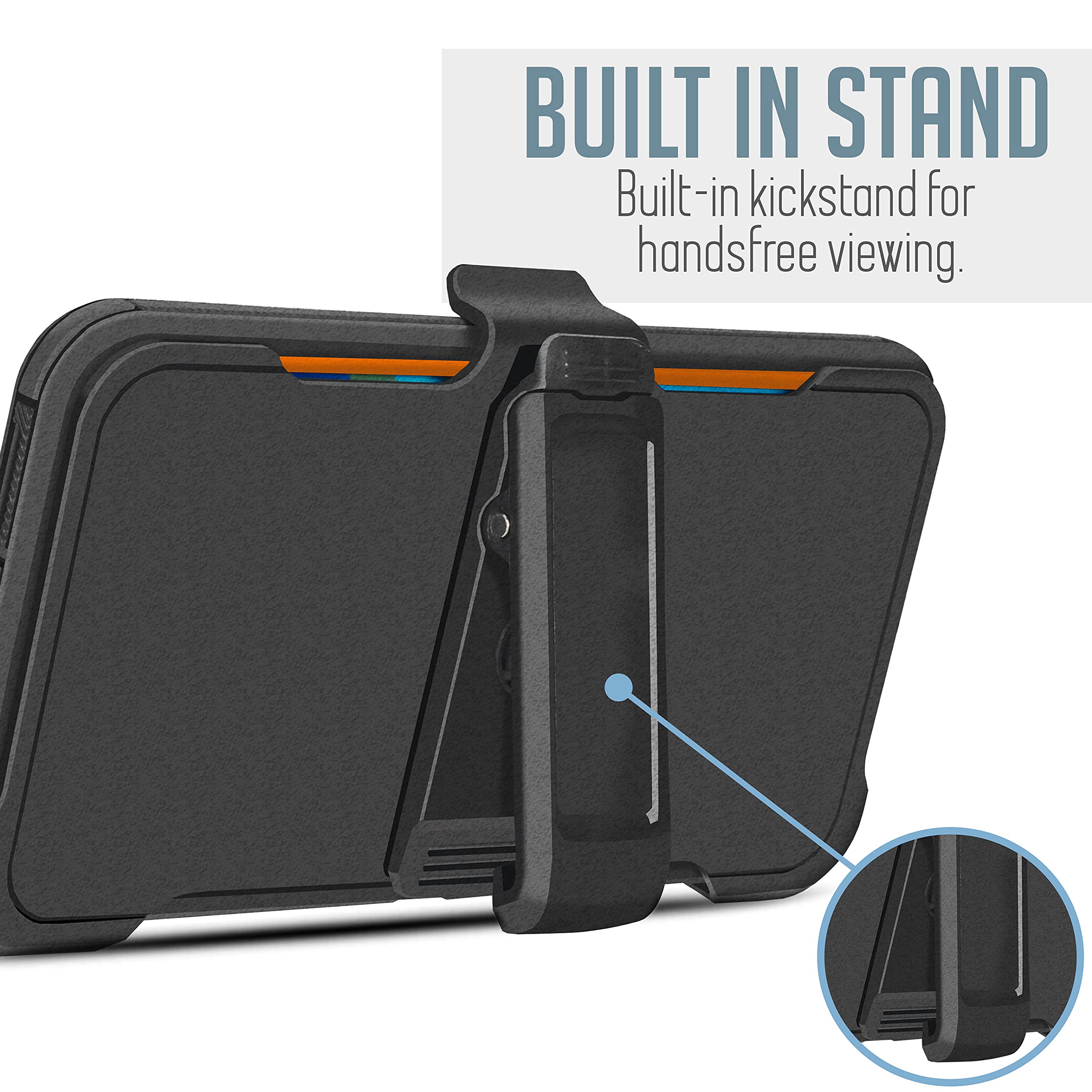 Customerifrst Shockproof Phone Case Compatible OnePlus Nord N30 5G with Belt Clip Holster Phone Case, Heavy Duty Rugged Full-Body Cover with Kickstand Built in Screen Protector (Camo)