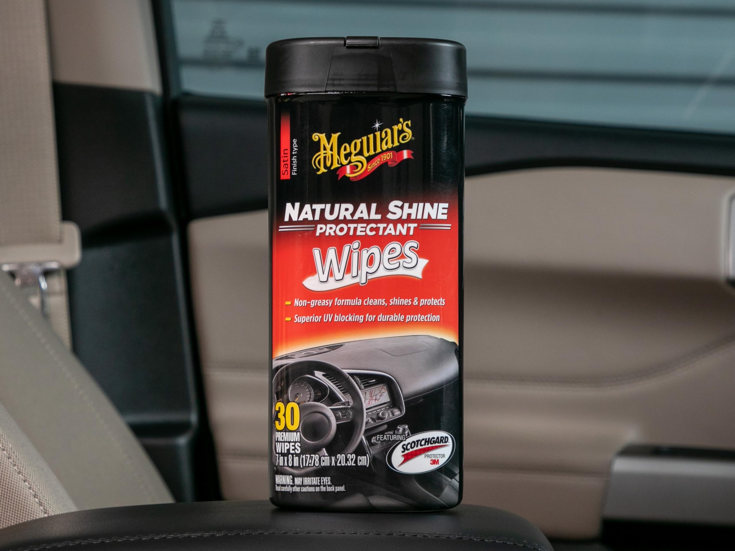 Meguiar's G4100 Natural Shine Protectant Wipes - 25 Wipes