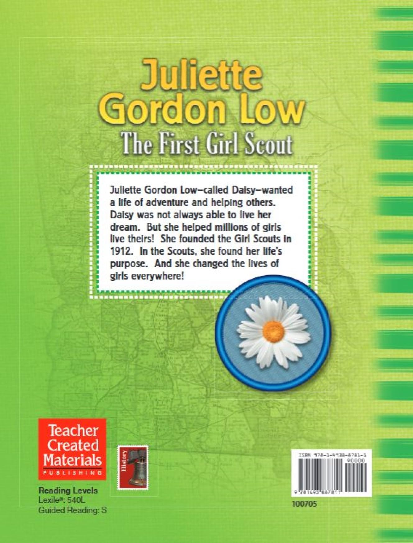 Teacher Created Materials 100705 Juliette GORDON Low: The First Girl Scout (Primary Source Readers)