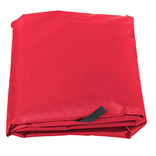 Oumefar Swing Cushion Waterproof Lightweight Swing Seat Cover for Garden for Patio(red)