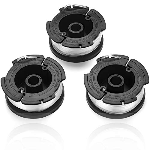 Benair Spool for Black+Decker Weed Eater, Compatible with AF-100, 3-Pack Replacement 0.065" Autofeed.065-Inch Line