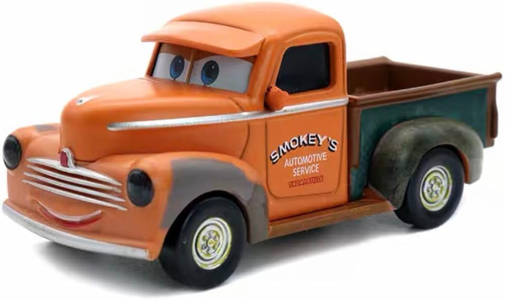 Flmenunu Movie Car Toy 1:55 Scale Die-Casting Car Metal Alloy Boy Kid Toy (Smokey)