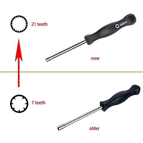 HPENP Carburetor Carb Adjustment Screwdriver Adjusting Tool for 2 Cycle Engine Poulan Husqvarna Stihl Homelite Weed Eater Craftman Echo Trimmer Brushcuter Blower (21-Teeth Splined)