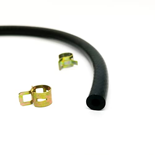 1/4" x 25" Fuel Line Hose with 4 Clamps Lawn Mower for Briggs & Stratton 5414K 283207 791850 Small Engine