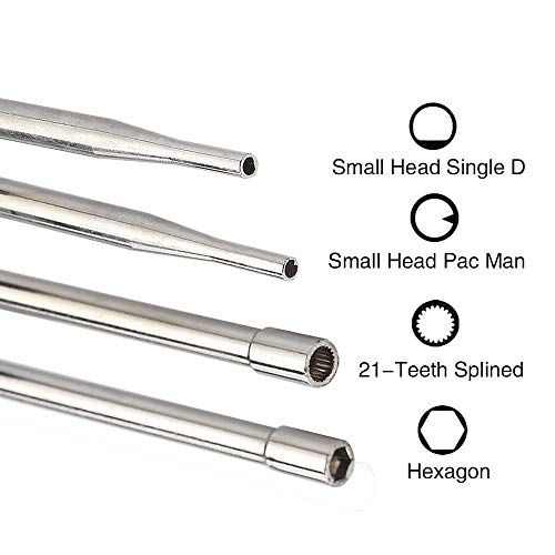 Savior 8pcs Carburetor Adjustment Tool Carb Screwdriver kit for Poulan Echo Husqvarna Carftsman Homelite Common 2 Cycle Small Carb Engine