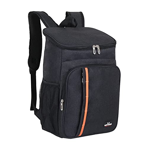 Cooler Backpack 20L Insulated Backpack Coolers Lightweight Leak-Proof (black)