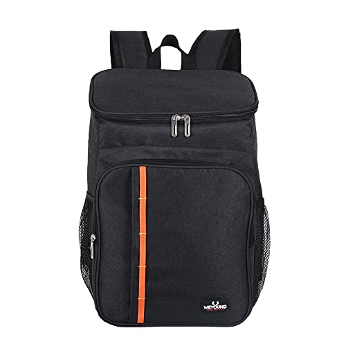 Cooler Backpack 20L Insulated Backpack Coolers Lightweight Leak-Proof (black)