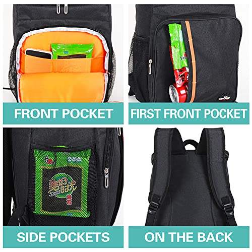 Cooler Backpack 20L Insulated Backpack Coolers Lightweight Leak-Proof (black)