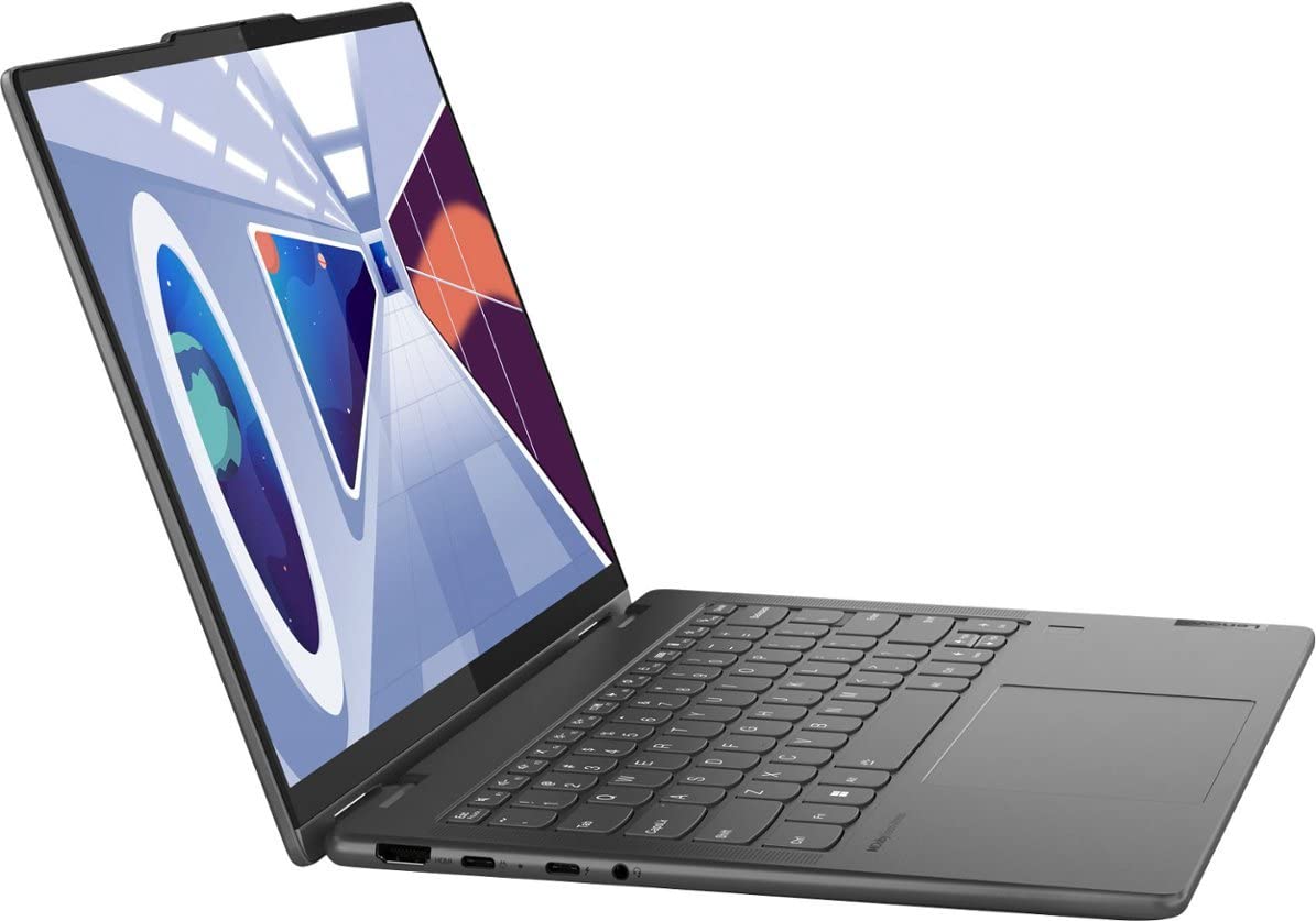 Lenovo Yoga 7i Laptop 2023 14β 2240 x 1400 Display Touchscrenn, Intel Core i5-1335U, 10-core, Intel Iris Xe Graphics, 8GB LPDDR5, 1TB SSD, Backlit Keyboard, Thunderbolt 4, FP, Windows 11 Pro