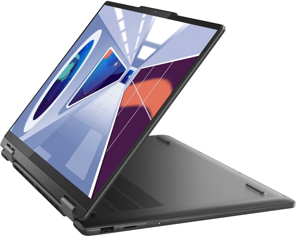 Lenovo Yoga 7i Laptop 2023 14β 2240 x 1400 Display Touchscrenn, Intel Core i5-1335U, 10-core, Intel Iris Xe Graphics, 8GB LPDDR5, 1TB SSD, Backlit Keyboard, Thunderbolt 4, FP, Windows 11 Pro