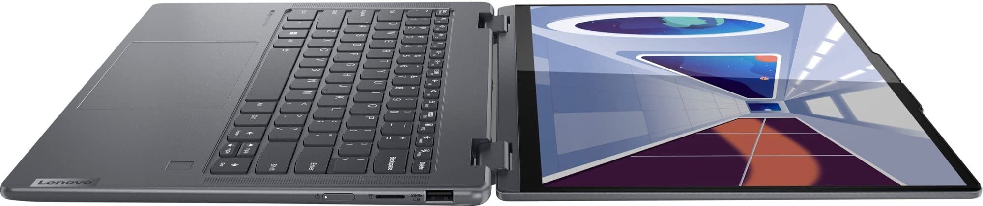 Lenovo Yoga 7i Laptop 2023 14β 2240 x 1400 Display Touchscrenn, Intel Core i5-1335U, 10-core, Intel Iris Xe Graphics, 8GB LPDDR5, 1TB SSD, Backlit Keyboard, Thunderbolt 4, FP, Windows 11 Pro