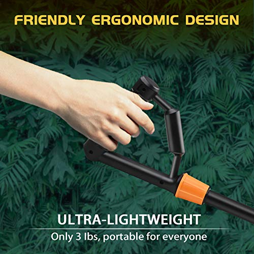 Metal Detector for Kids - 7.4 Inch Waterproof Kid Metal Detectors Gold Detector Lightweight Search Coil (24"-35") Adjustable Metal Detector for Junior & Youth with High Accuracy