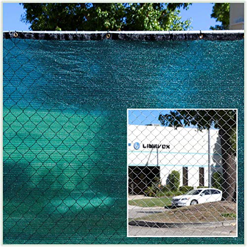 ShadeMart 4' x 50' Green Fence Privacy Screen Windscreen Shade Fabric Cloth HDPE, 90% Visibility Blockage, with Grommets, Heavy Duty Commercial Grade, Cable Zip Ties Included (We Customize Size)