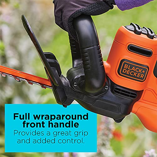 BLACK+DECKER Electric Hedge Trimmer, 22-Inch Blade, Corded (BEHT350FF)