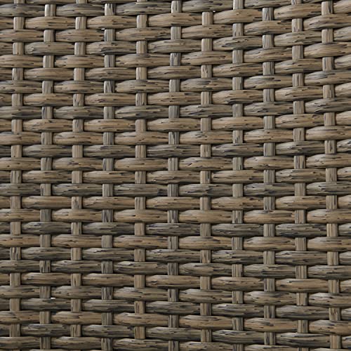 Crosley Furniture CO7161-LB Rockport Outdoor Wicker High Back Loveseat, Light Brown