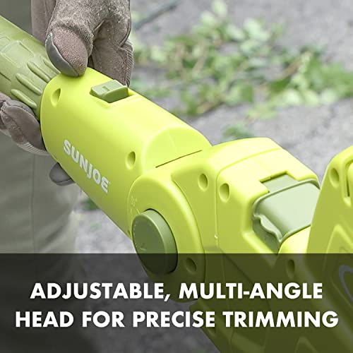 Sun Joe SJH902E 21-inch, 4-Amp, Multi-Angle Electric Telescoping Pole Hedge Trimmer