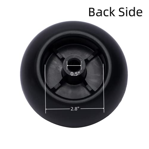 4 Pack lawn mower Deck Wheels Replacement 753-04856A Fits Cub Cadet RZT50 RZT54 LT1050 AM116299 M111489
