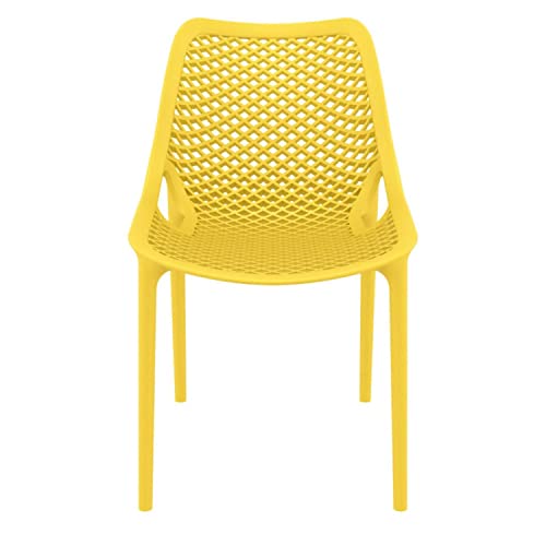 Compamia Air Patio Dining Chair in Yellow (Set of 2)