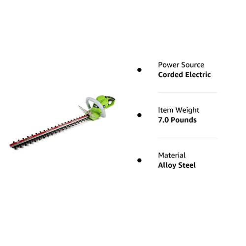 Greenworks 4 Amp 22" Corded Electric Hedge Trimmer