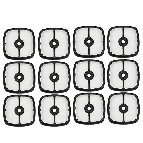 Savior 12pcs A226001410 Air Filter for Echo SRM225 Air Filter PE200 PE225 PE230 PE231 SRM210 SRM211 SRM265 SHC211 SHC225 Trimmer Blower Mantis 130310-54130