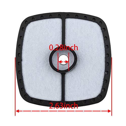 Savior 12pcs A226001410 Air Filter for Echo SRM225 Air Filter PE200 PE225 PE230 PE231 SRM210 SRM211 SRM265 SHC211 SHC225 Trimmer Blower Mantis 130310-54130