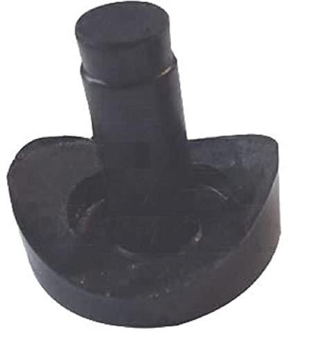 16 New 3/4" Coved Stem Bumper Glide Patio Outdoor Chair 1/4" Hole Black 728