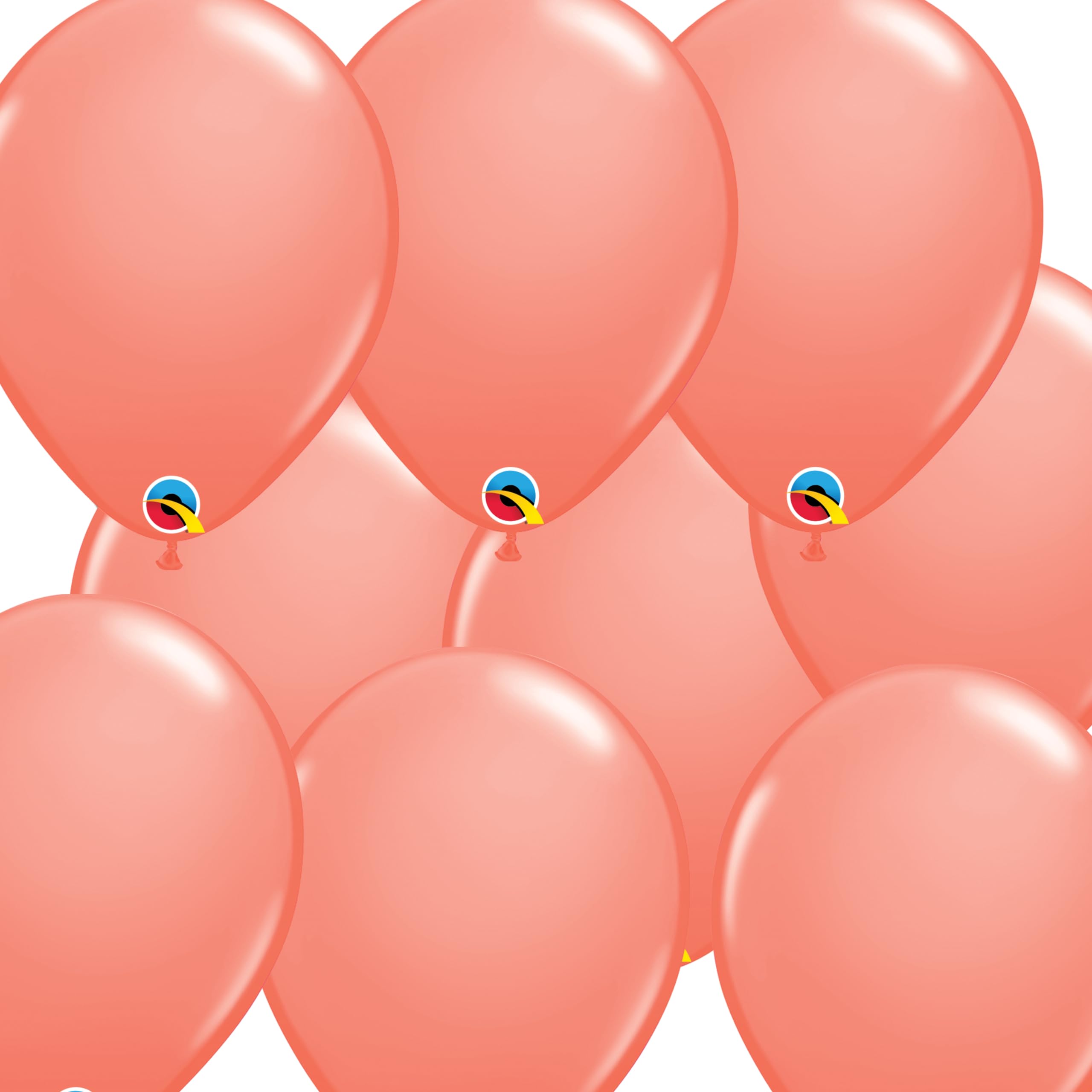 Qualatex 13182 Coral 11"/ 11-inch Round Latex Party Balloons (Pack of 25)