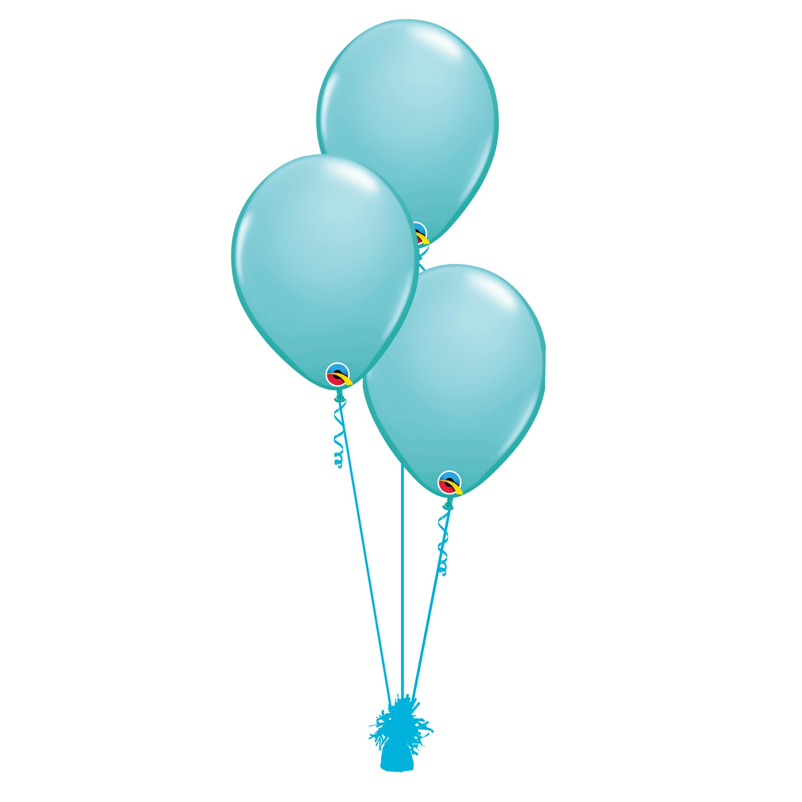 Qualatex 78079 Caribbean Blue 11"/ 11-inch Round Latex Party Balloons (Pack of 25)